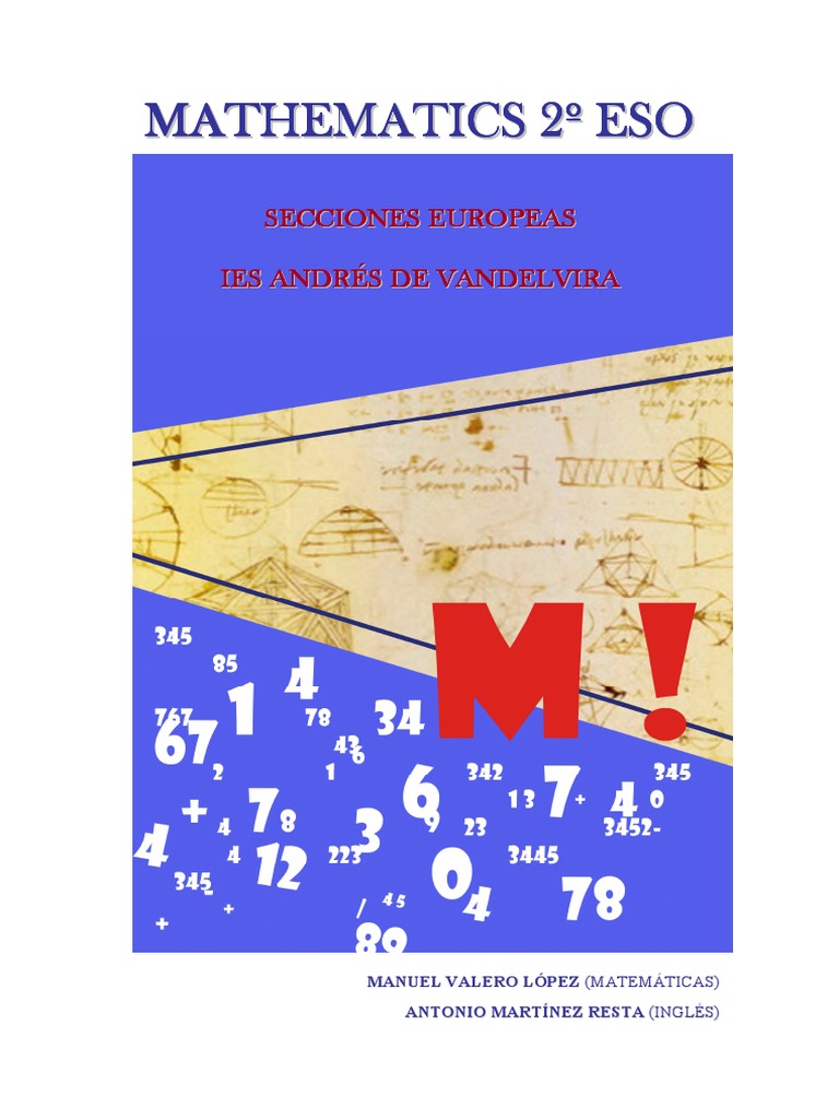 Mathematics 2º Eso | PDF | Numbers | Equations
