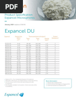 Expancel DU: Product Specification Expancel Microspheres | PDF ...