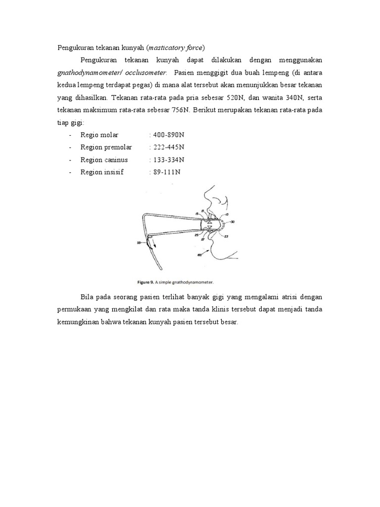 Pengukuran Tekanan Kunyah | PDF | Sains & Matematika