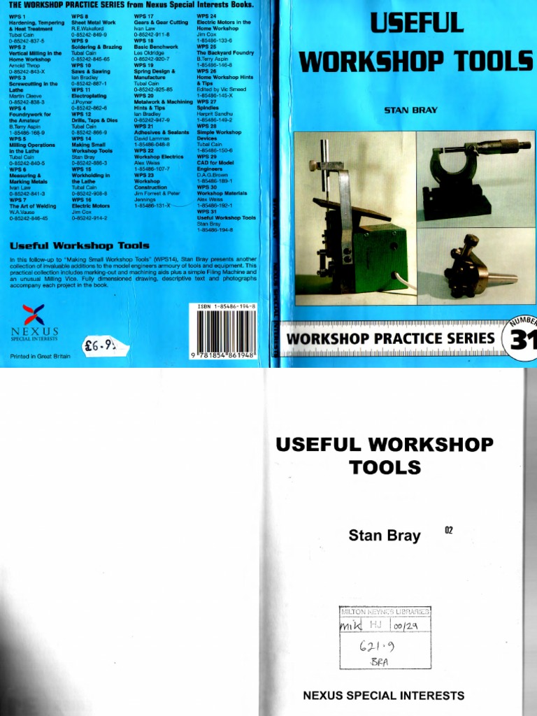 Workshop Practice Series - 31 Useful Workshop Tools | PDF