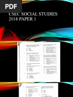 CXC Study Guide - Social Studies For CSEC - Compressed | PDF | Business