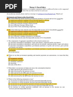 Monetary Policy (Multiple Choice Questions) | PDF | Money Supply ...
