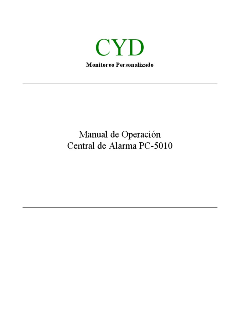 DSC 5010 Manual | PDF | Teclado | Science