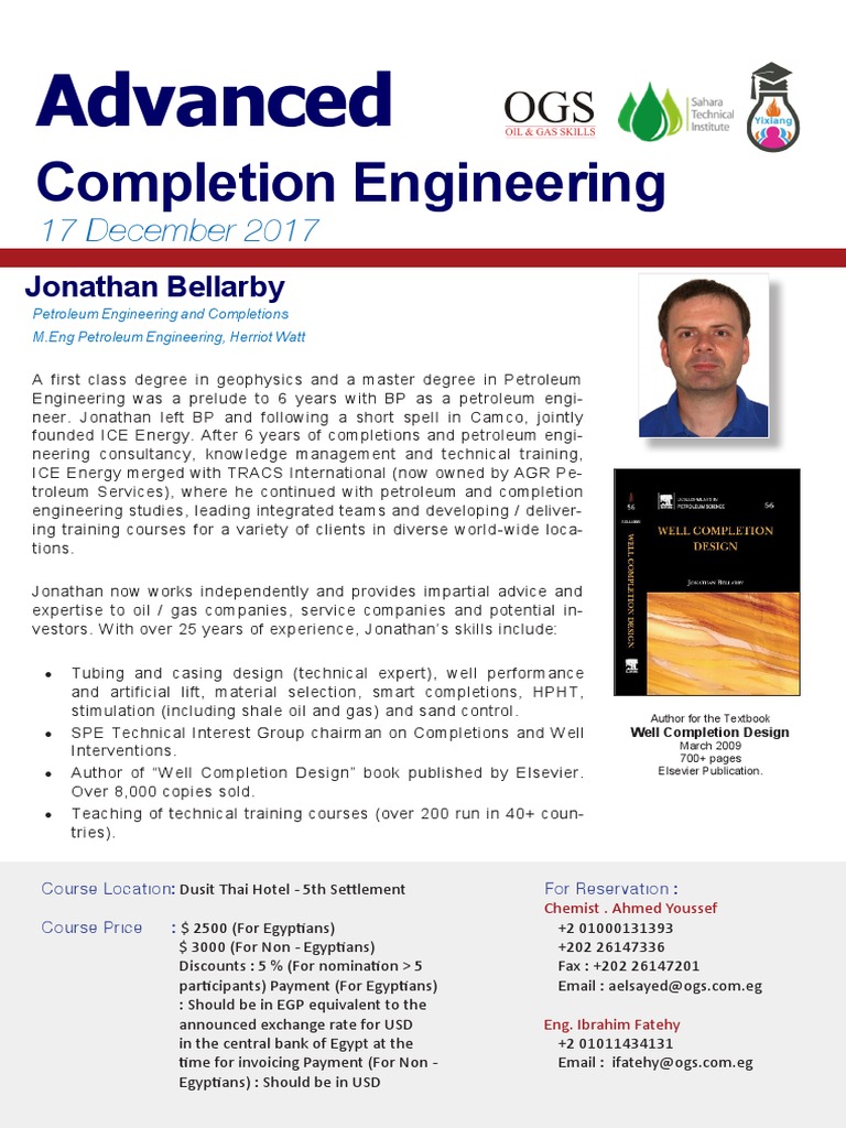 Advanced: Completion Engineering | PDF | Consultant | Nature