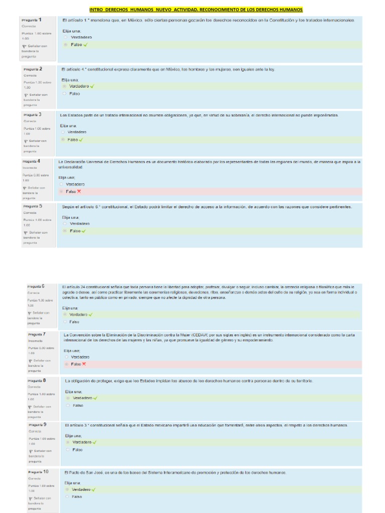 Intro - Derechos - Humanos - Nuevo - Actividad. Reconocimiento de Los ...