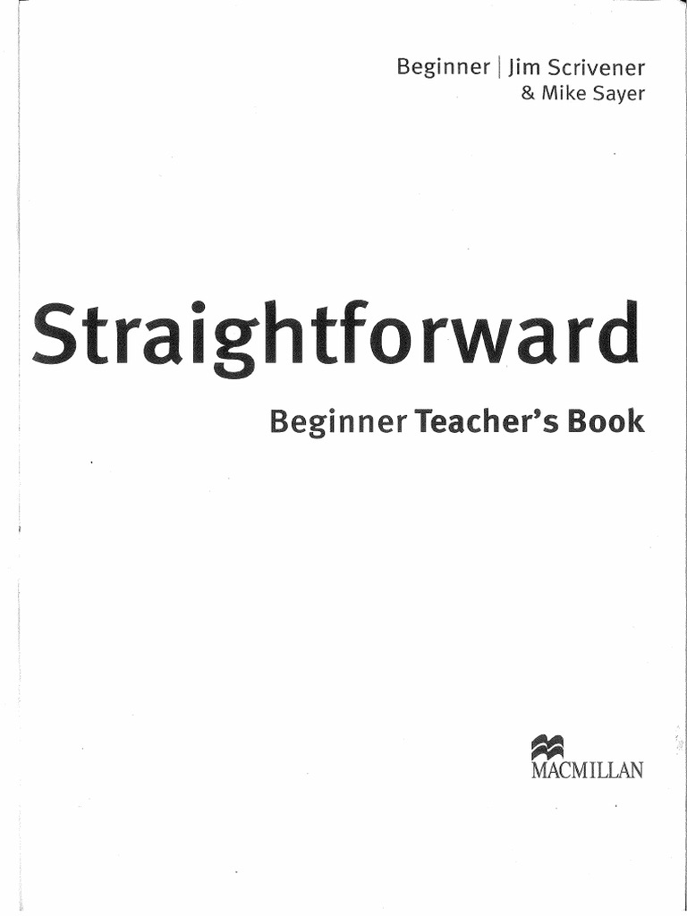 Straightforward Beginner Teacher S Book | PDF
