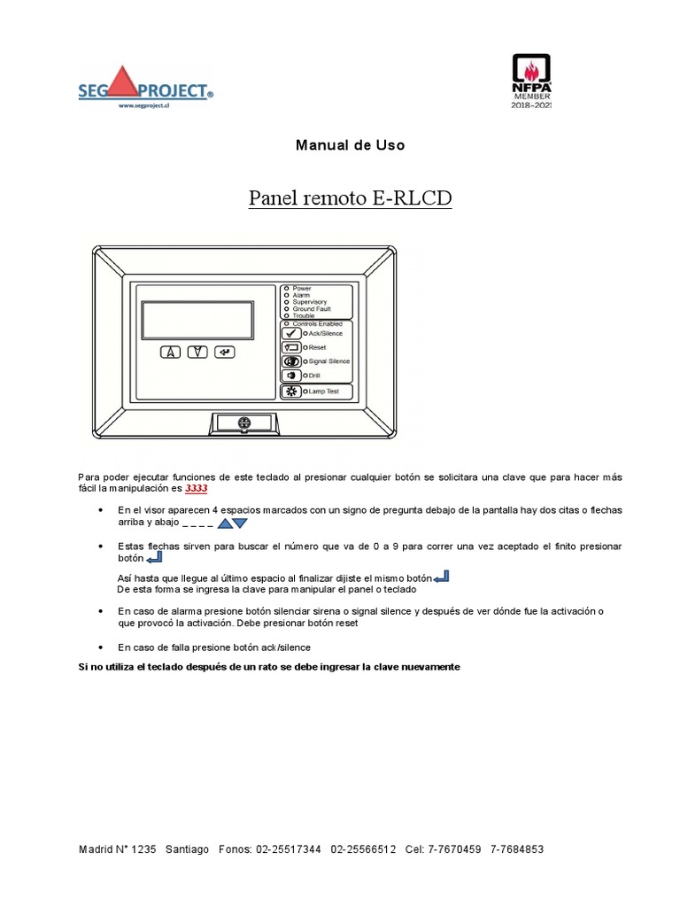 Manual Panel Remoto - Edwards | PDF