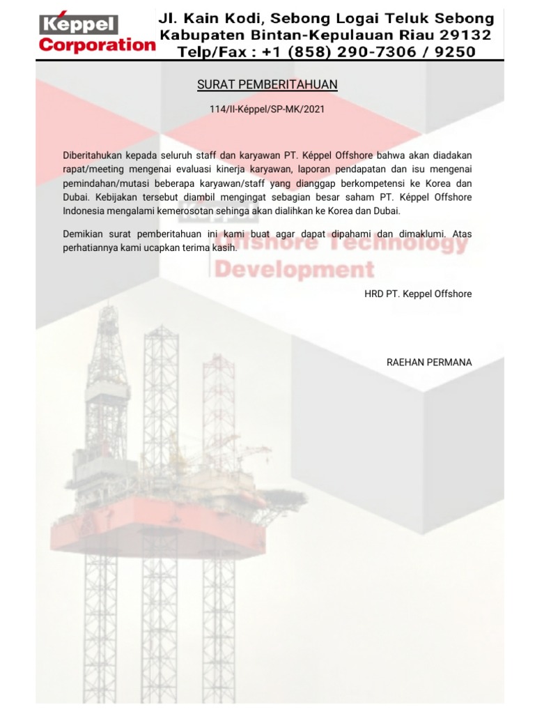 Draft Surat Edaran | PDF