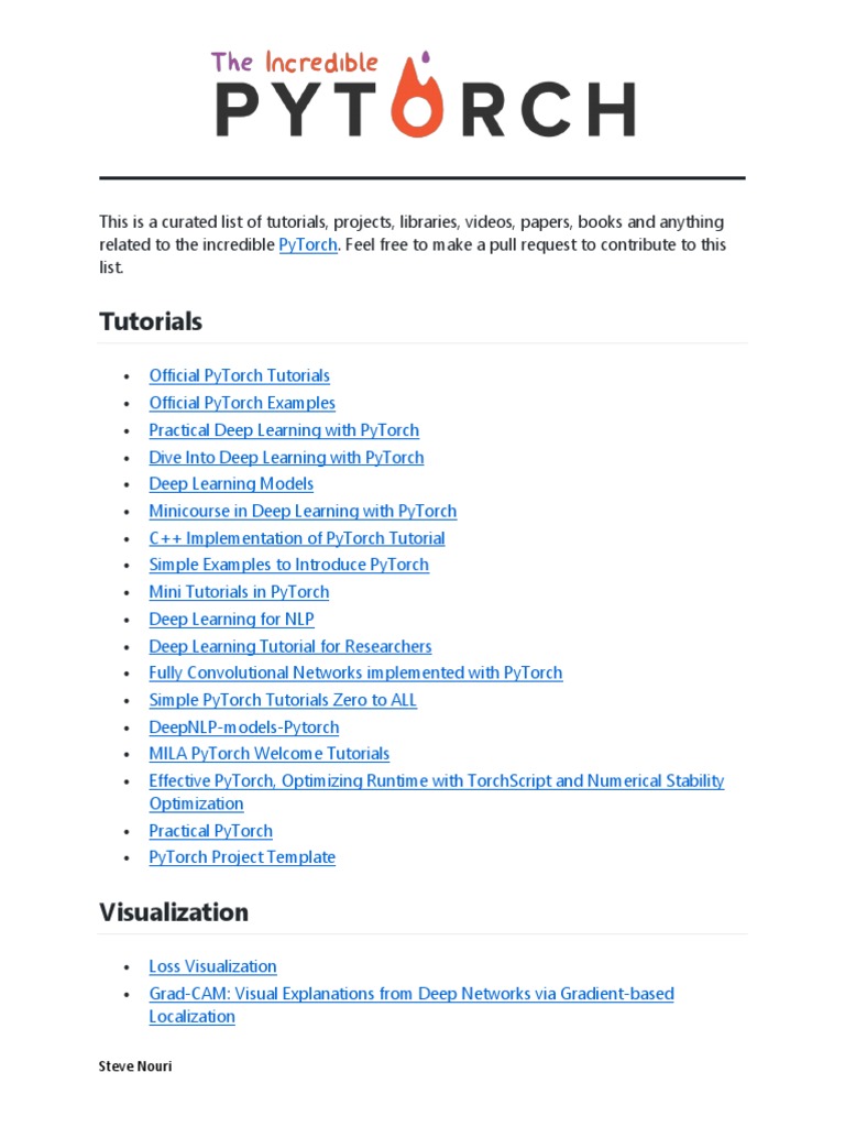 Py Torch | Download Free PDF | Artificial Neural Network | Deep Learning