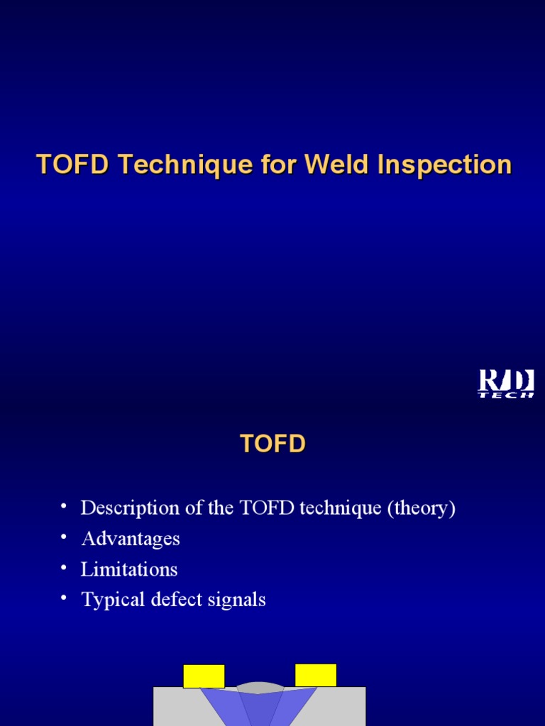 TOFD Technique For Weld Inspection | PDF | Diffraction | Reflection (Physics)