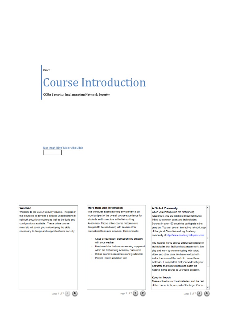 Course Introduction | PDF