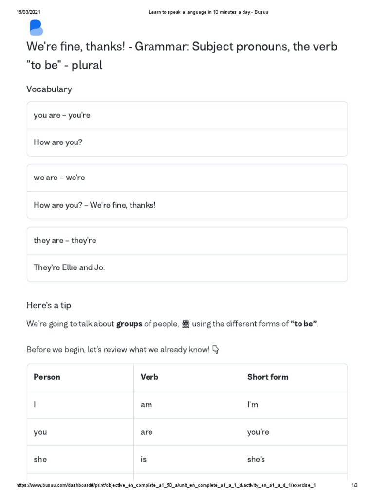 Busuu English Lesson 5 | Download Free PDF | English Language | Linguistics