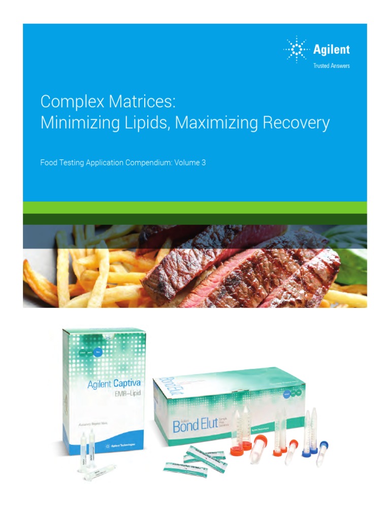 5991-6950EN Captiva EMR-Lipid Food Appcompendium | PDF | High ...