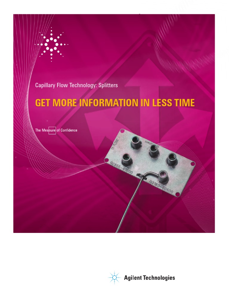 5989-9667EN Splitler 7890B | PDF | Gas Chromatography | Thermal Analysis