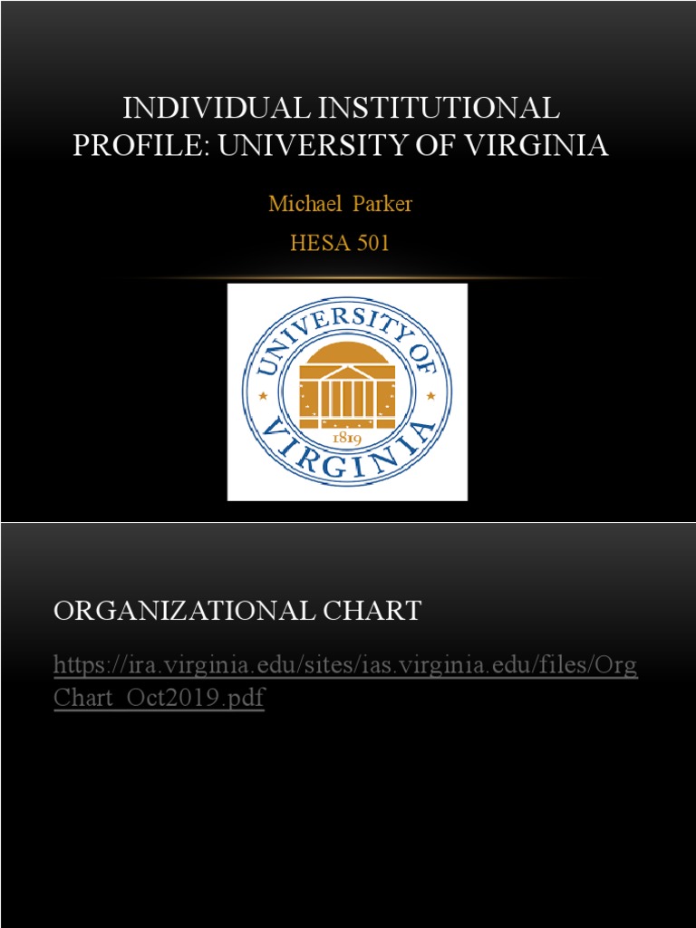 Institutional Profile | PDF | University Of Virginia | Student Affairs