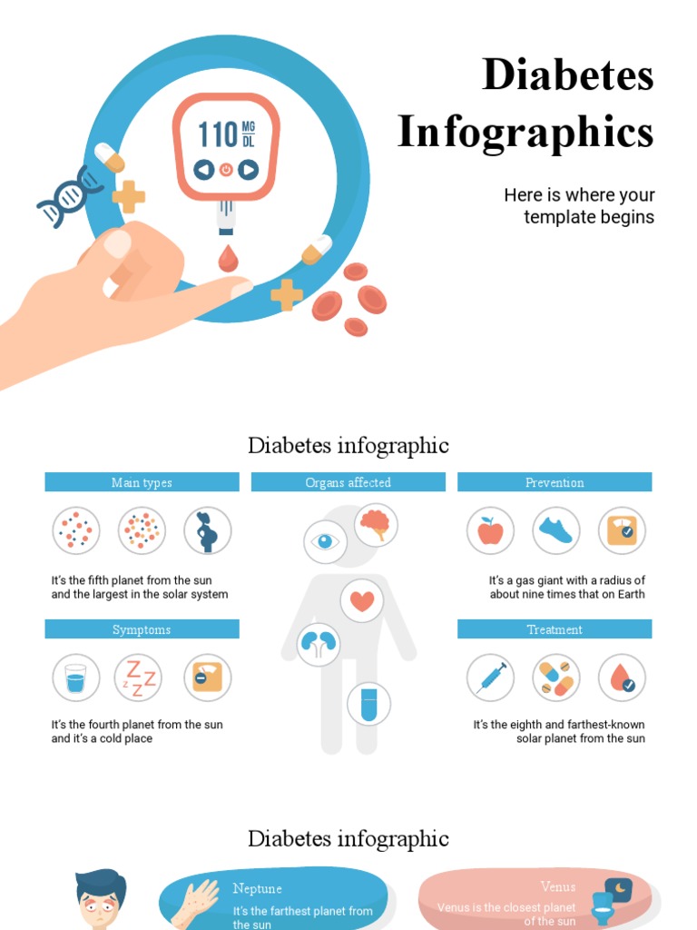 Diabetes Infographics by Slidesgo | PDF | Planets | Saturn