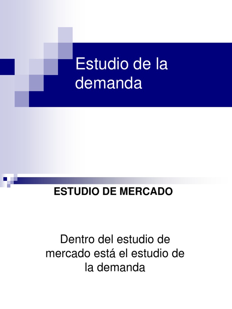 Análisis de La Demanda | PDF | Demanda | Producto (Negocio)