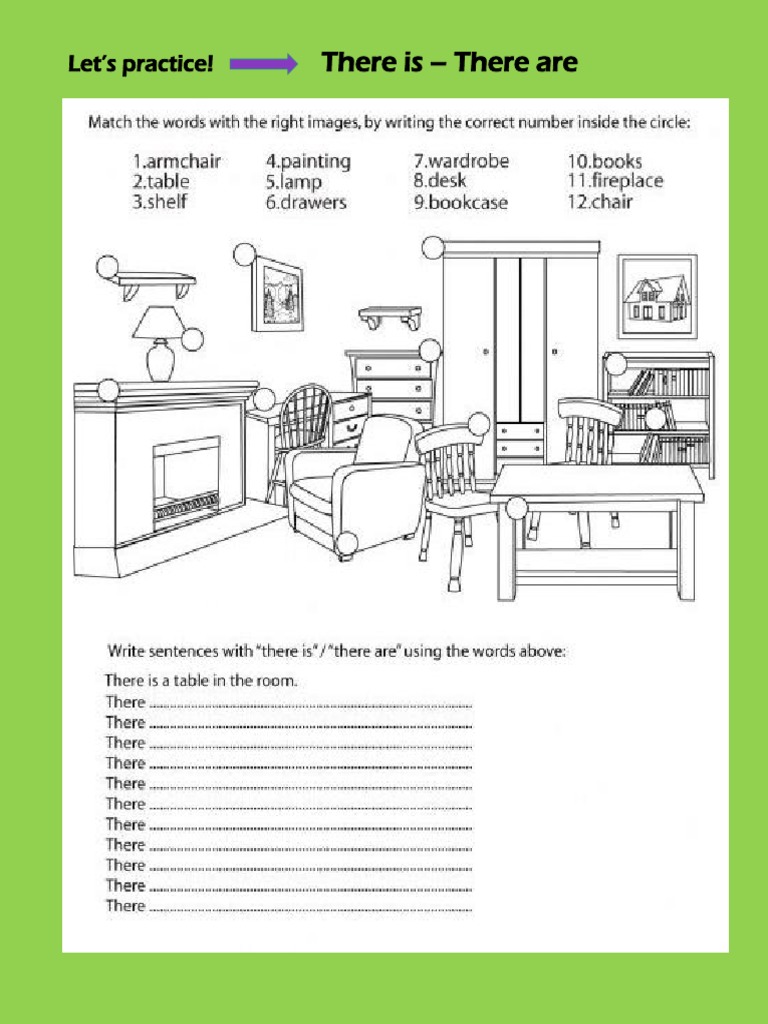 Lets Practice - There Is-Are | PDF