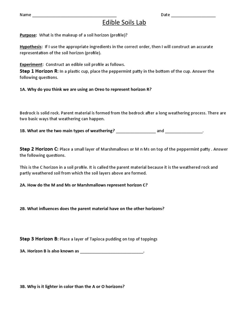 Soil Pudding Lab | Download Free PDF | Soil | Natural Materials
