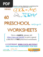 My Preschool Learning Book | PDF
