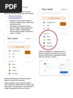 Tutorial - Subir Tareas A Classroom | PDF