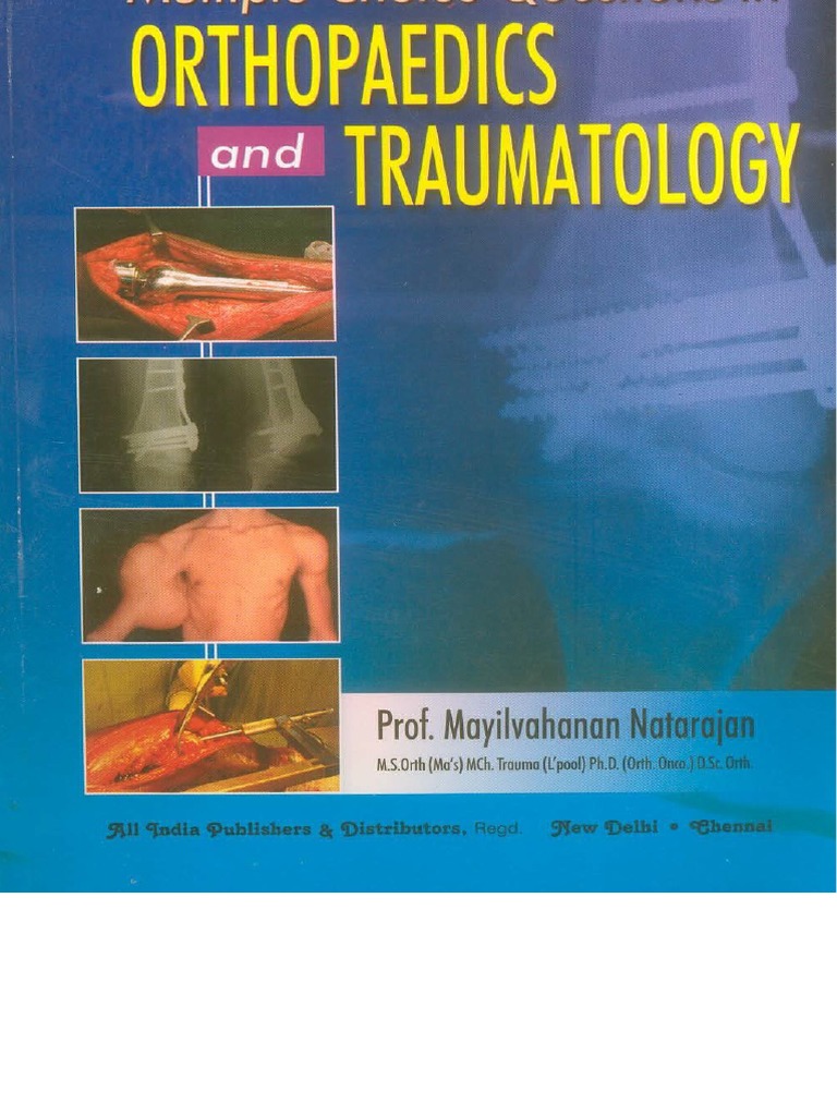MCQ in Ortho Trauma | PDF | Musculoskeletal System | Skeletal System