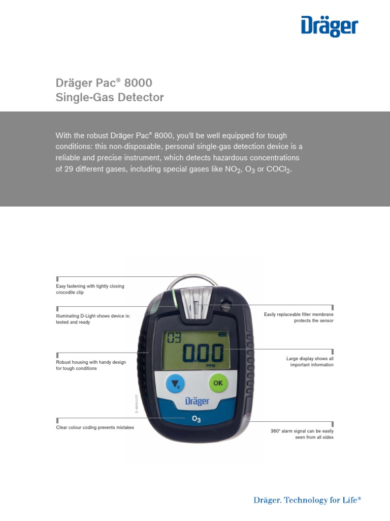 Pac 8000 Pi 9103434 en Master | PDF | Calibration | Nitrogen Dioxide