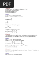 Worksheet On Joint and Combined Variation | PDF | Mechanics | Quantity