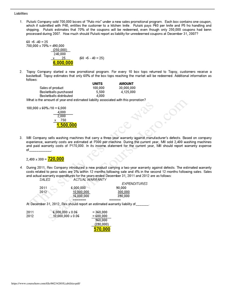 Liabilities PDF | PDF | Gift Card | Lease
