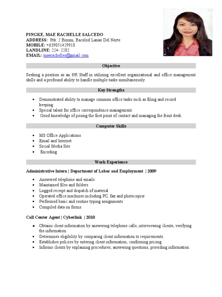 DepEd Lanao Resume | PDF | Preschool | Information