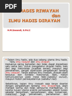 Makalah Ilmu Hadist Riwayah Dan Dirayah | PDF