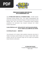 Borang 9 SSM (CSP) | PDF