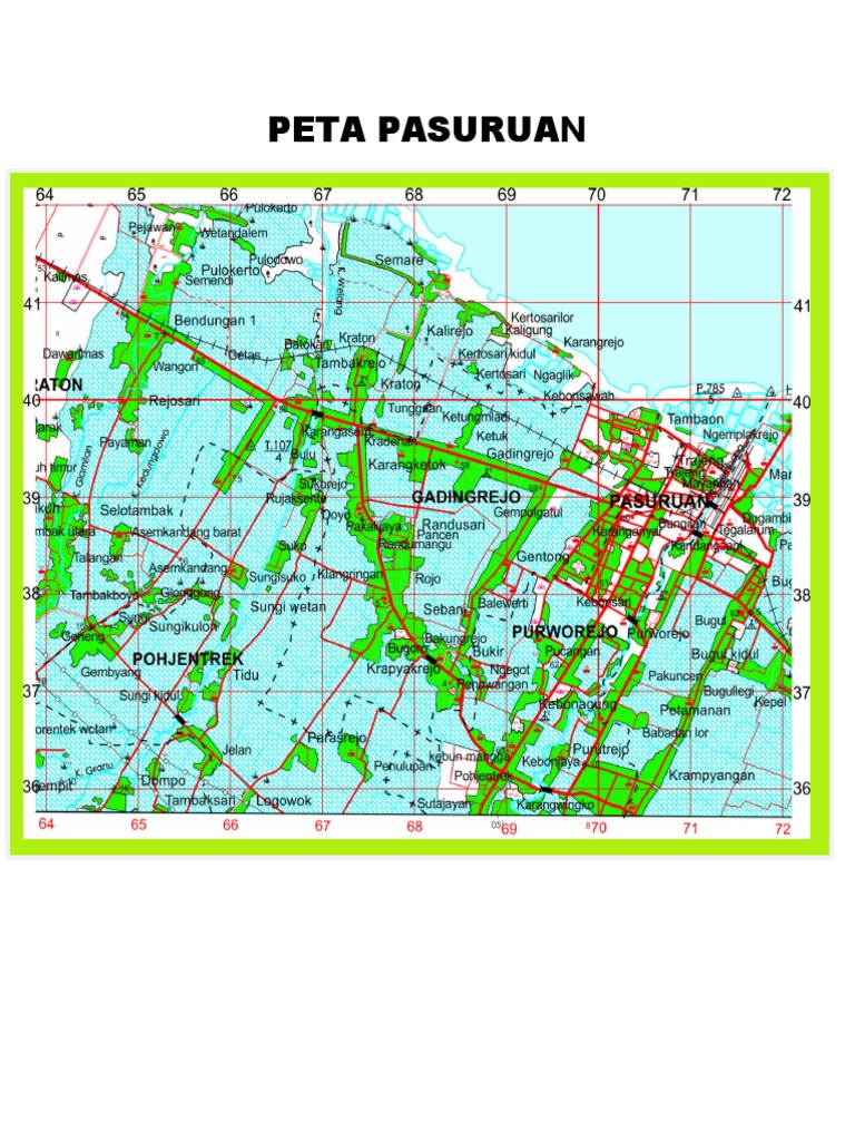 Peta Pasuruan | PDF