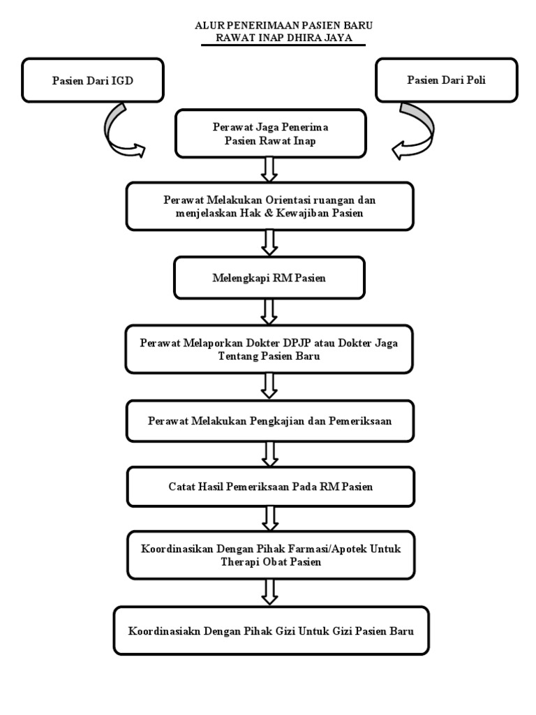 Alur Penerimaan Pasien Baru | PDF | Sains & Matematika