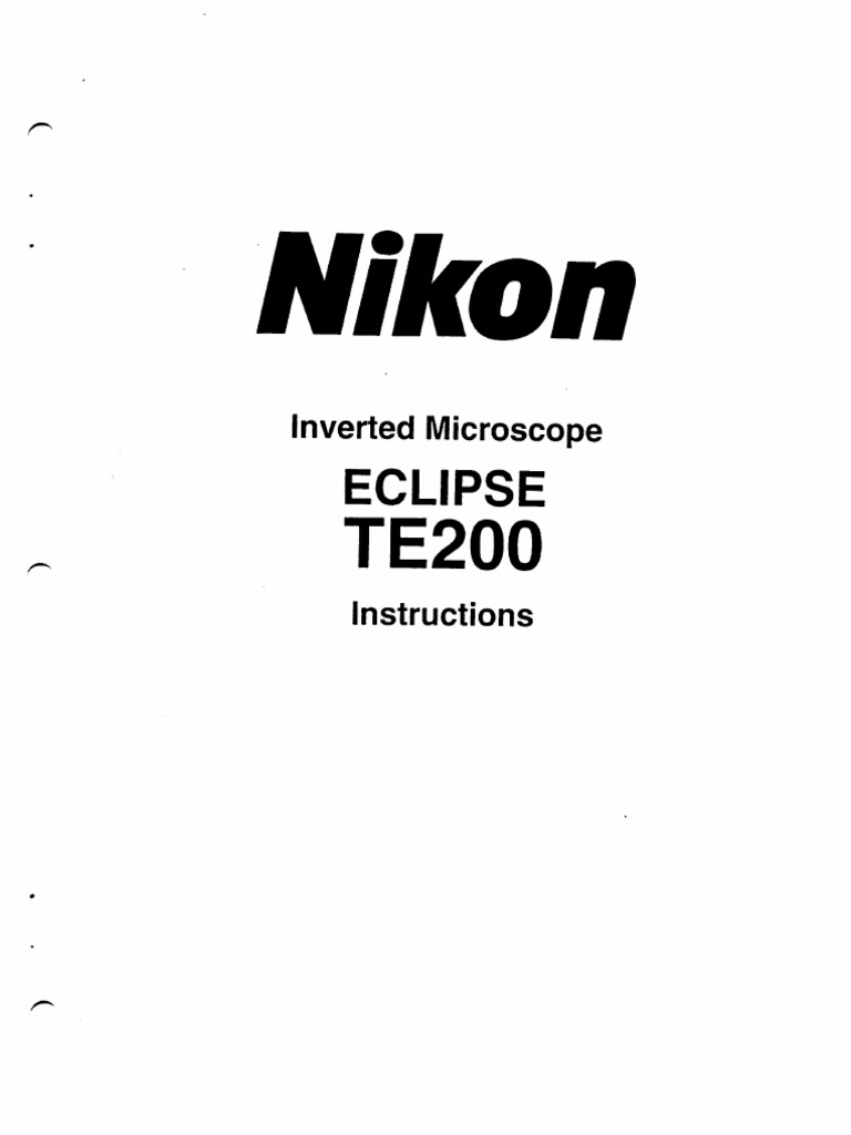 TE200 | PDF