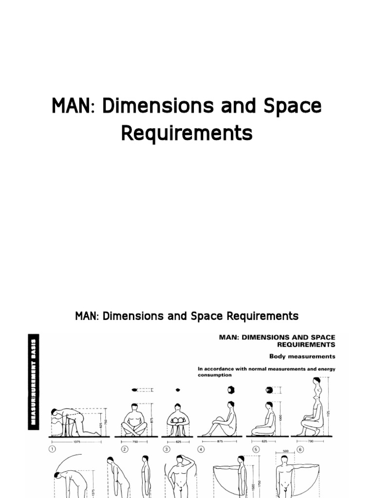 MAN: Dimensions and Space Requirements | PDF