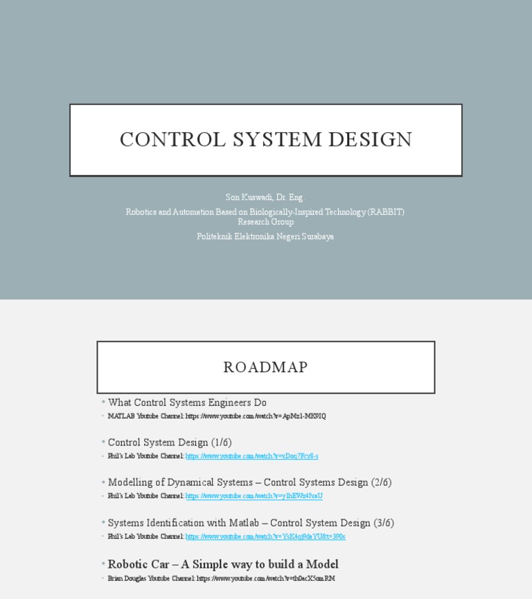 Control Systems Design | PDF