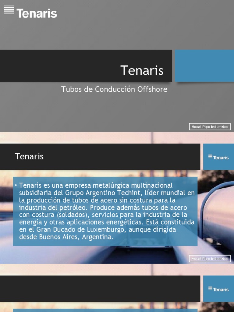 Tubos De Conducción Offshore Tenaris Pdf