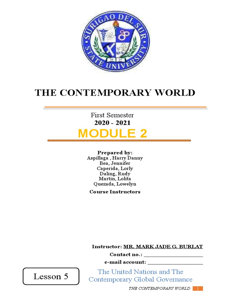 TCW Module Midterm | PDF | United Nations General Assembly | United Nations