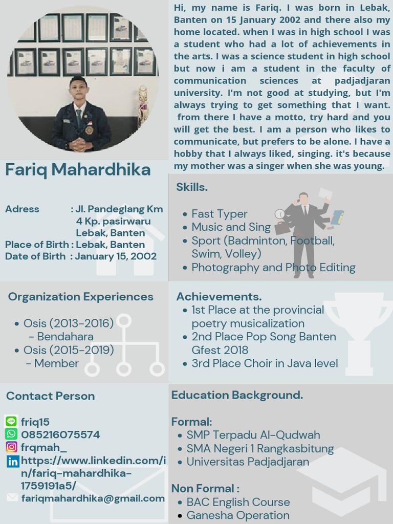 CV Fariq Mahardhika | PDF
