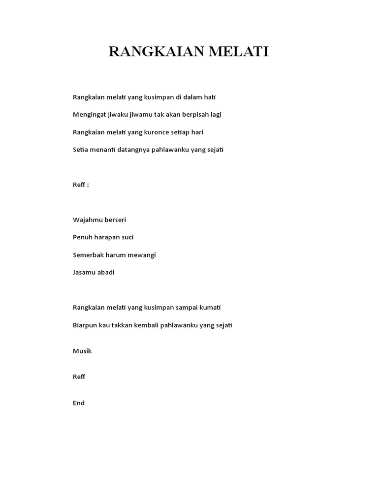 Rangkaian Melati | PDF