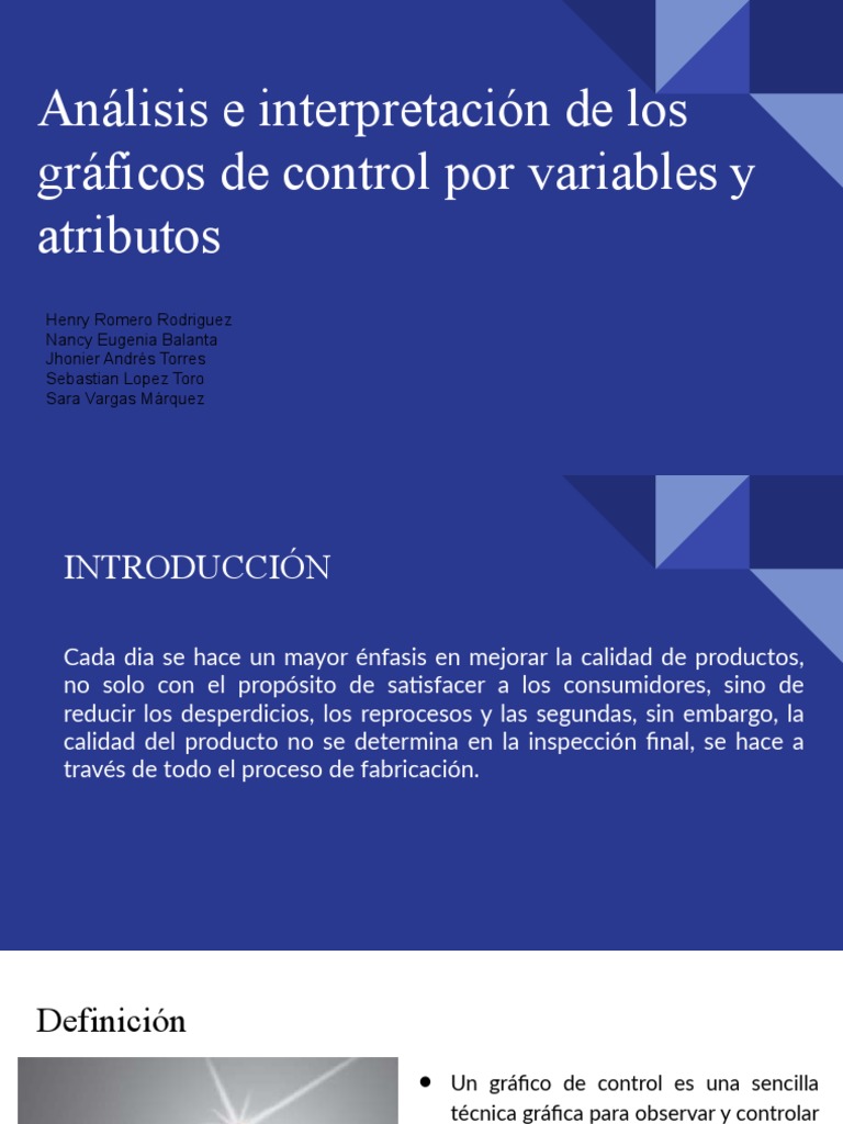 Graficos de Control Por Variables y Atributos | PDF | Tornillo | Estadísticas