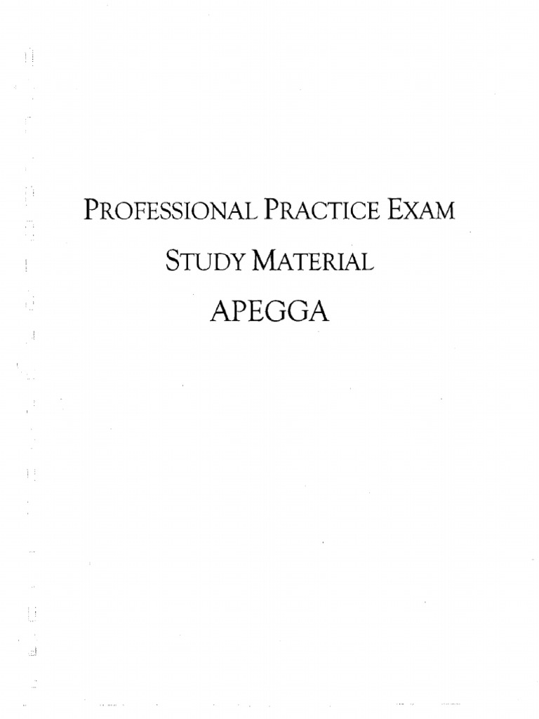 NPPE Practice Exam - Blank | PDF | Negligence | Consultant