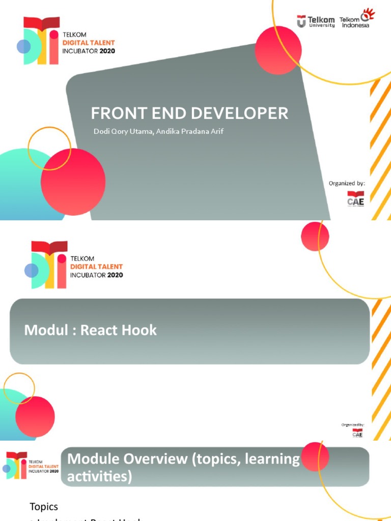 MODULE - React Hook | Download Free PDF | Computer Science | Systems Engineering