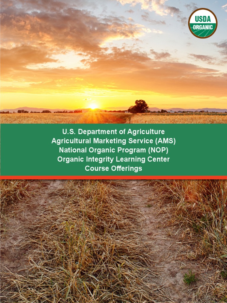 USDA NOP OILC Course Offerings | PDF | Regulatory Compliance | Audit