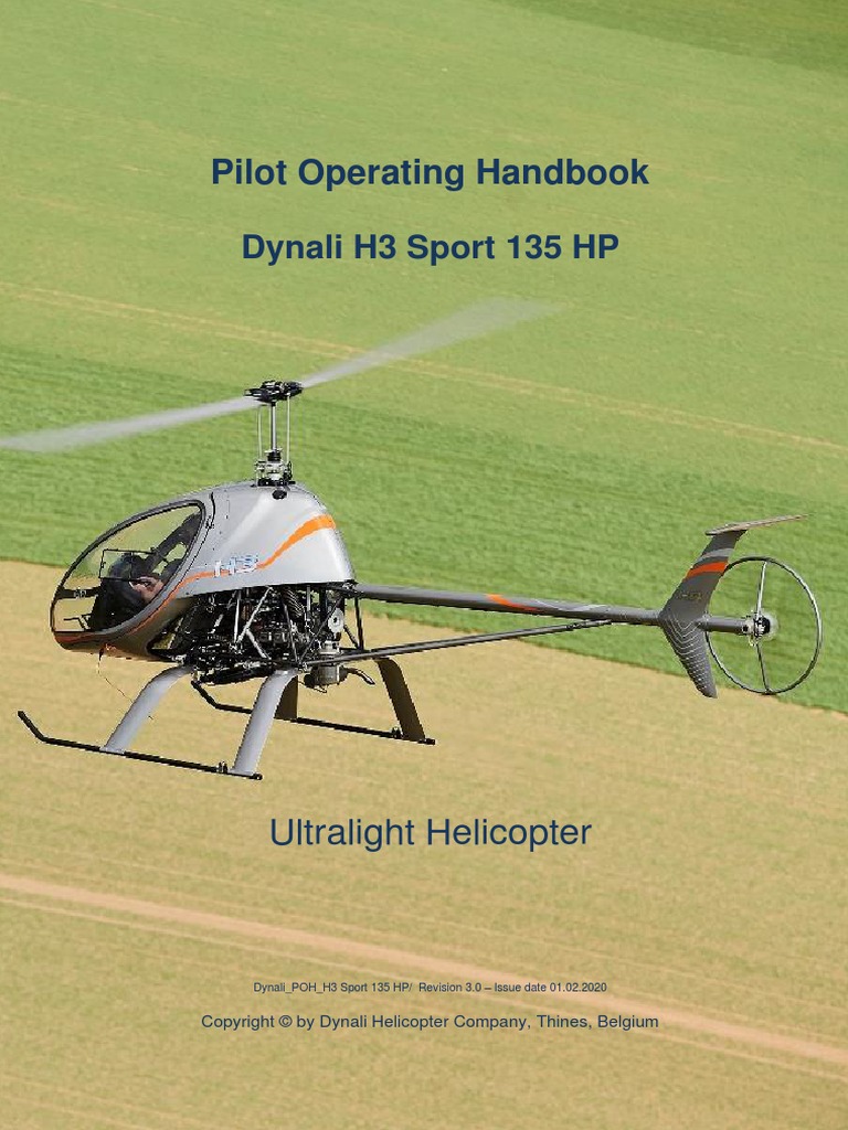 DYNALI h3 HELICOPTER Flight Manual | PDF | Aerospace Engineering ...