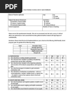 Parental Support Questionnaire | PDF | Teachers