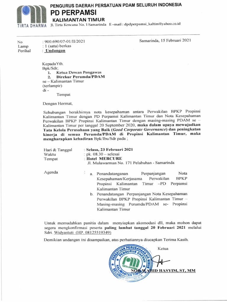 Scan Surat Undangan | PDF