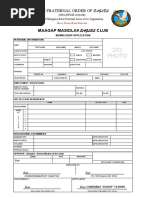 EAGLES Application Form | PDF | Government