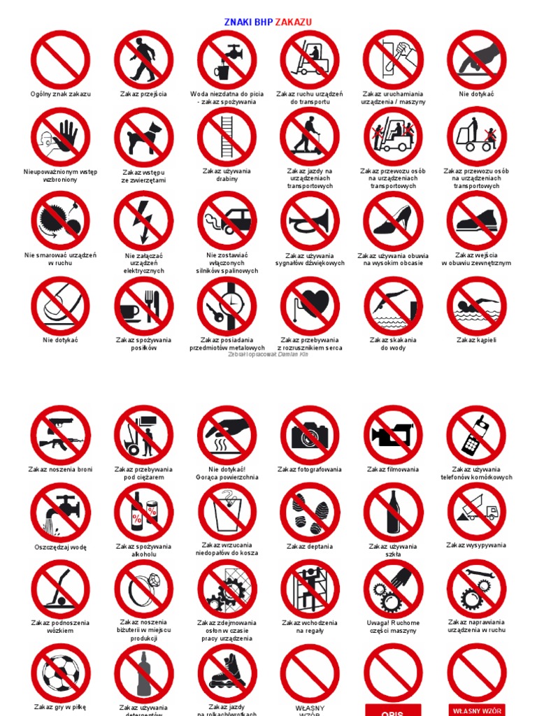 Znaki Zakazu | PDF